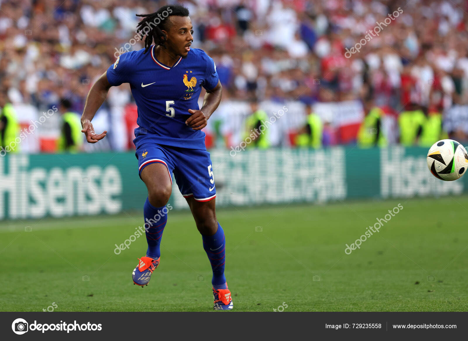 Dortmund Alemania 2024 Jules Kound France Durante Partido Eurocopa 2024 ...