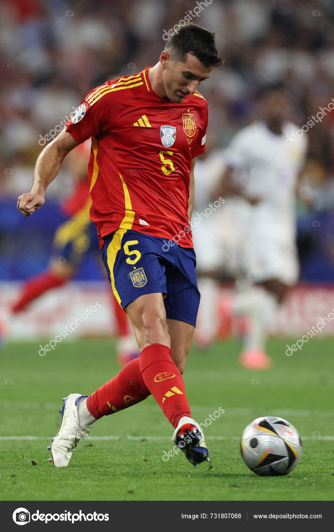 München Germania 2024 Mčak Merino Din Spania Timpul Semifinalelor Uefa ...