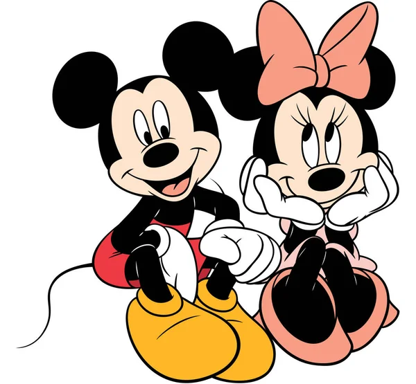 Minnie And Mickey Mouse Vector