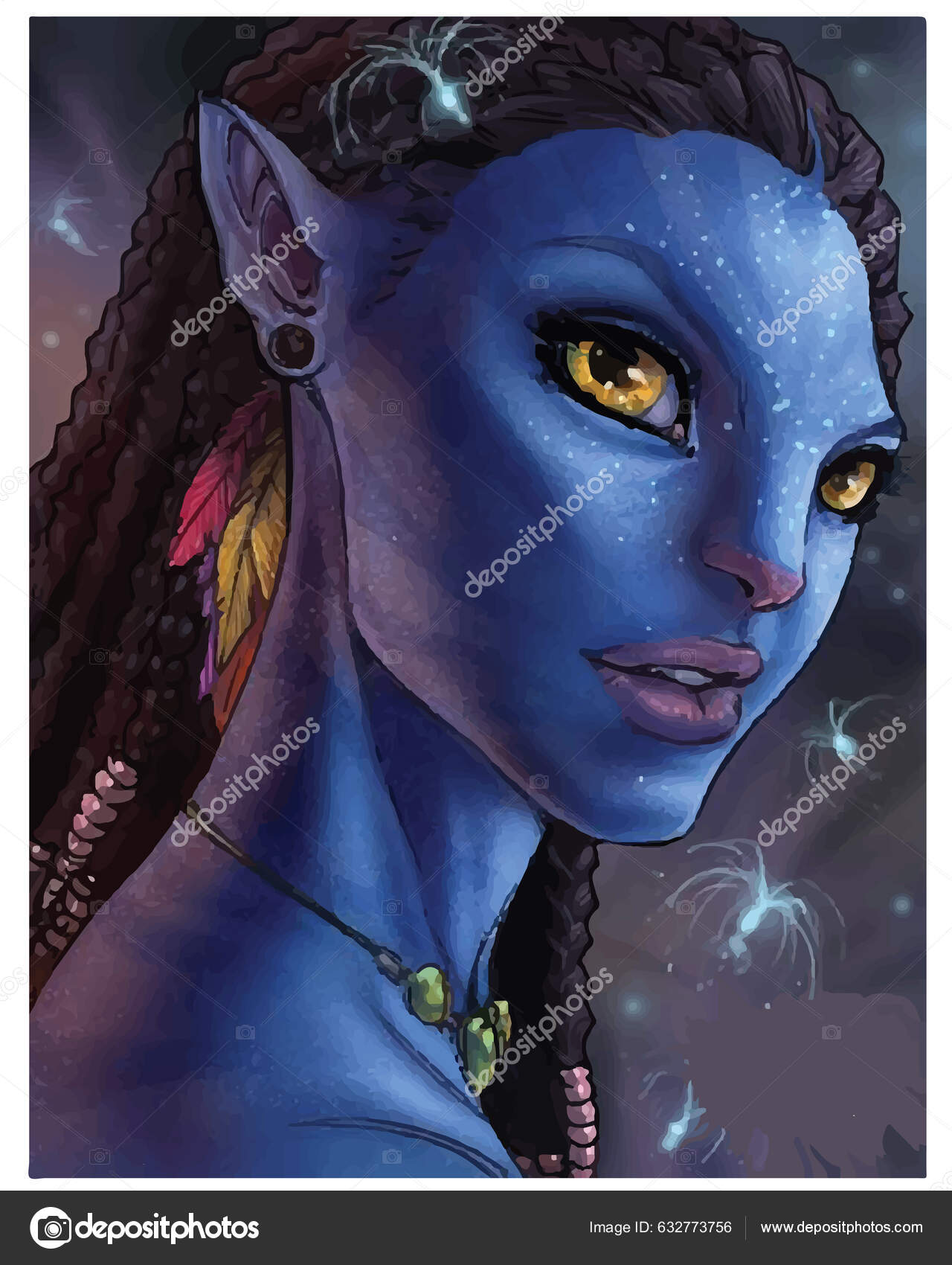 Avatar Movie Vector James Cameron Vector Stock Vector Image by ©SASASRI ...