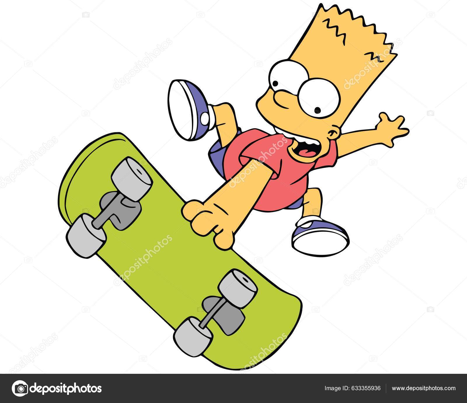 Simson Cartoon Vektor Illustration Cartoon Charakter - Vektorgrafik ...