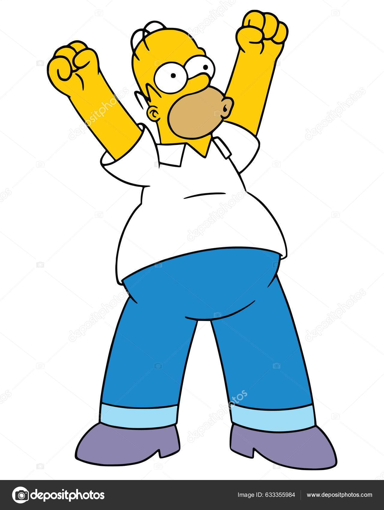 Simson Cartoon Vector Illustration Cartoon Charactor Vector de stock ...