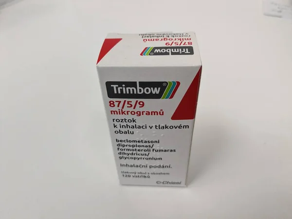 Praga, República Checa23 de mayo de 2023: Trimbow inhaler es un ...