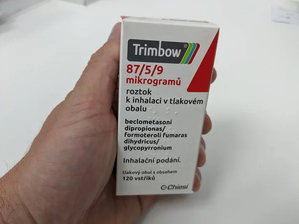 Praga, República Checa23 de mayo de 2023: Trimbow inhaler es un ...