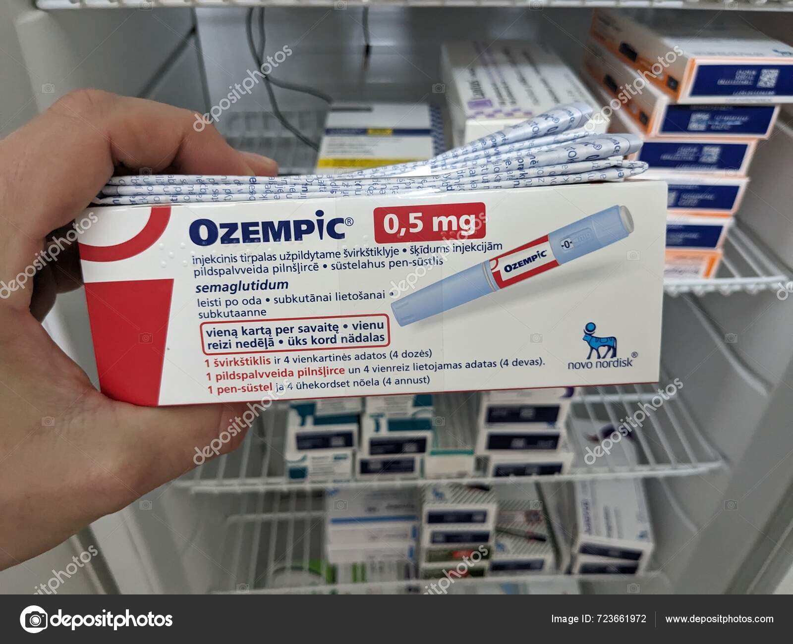 Prague Czech Republic June 2024 Ozempic Box Czech Version Ozempic ...