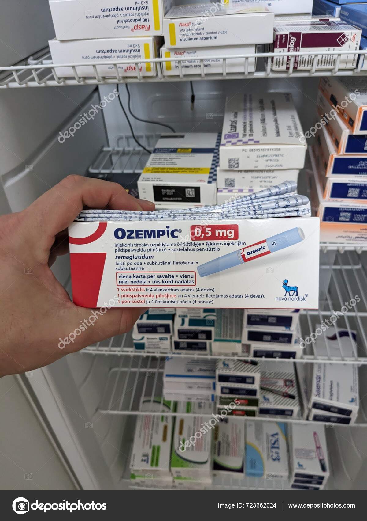 Prague Czech Republic June 2024 Ozempic Box Czech Version Ozempic ...