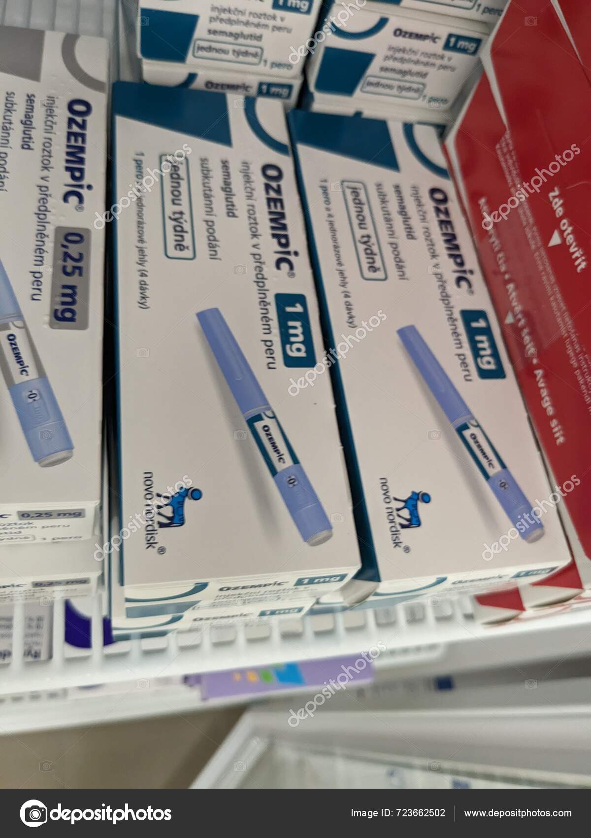 Prague Czech Republic June 2024 Ozempic Box Czech Version Ozempic ...