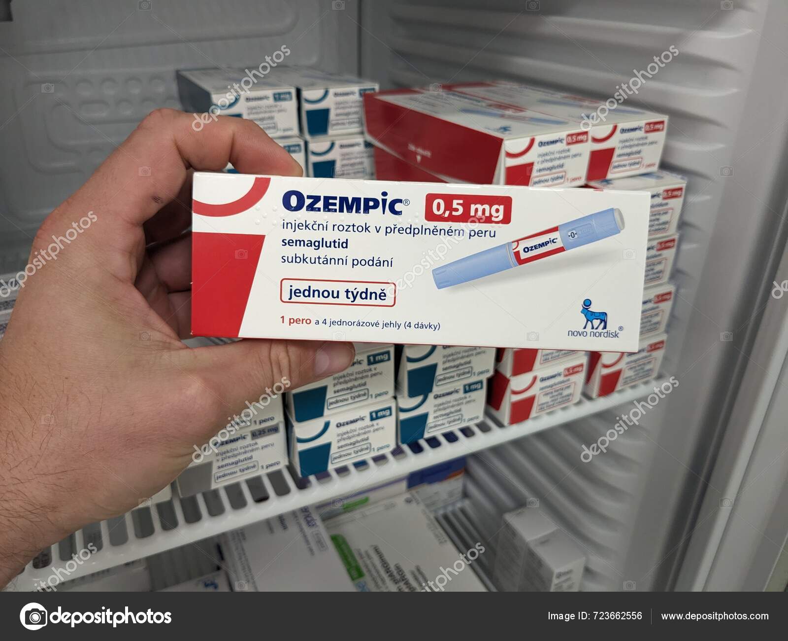 Prague Czech Republic June 2024 Ozempic Box Czech Version Ozempic — Stock Editorial Photo ...