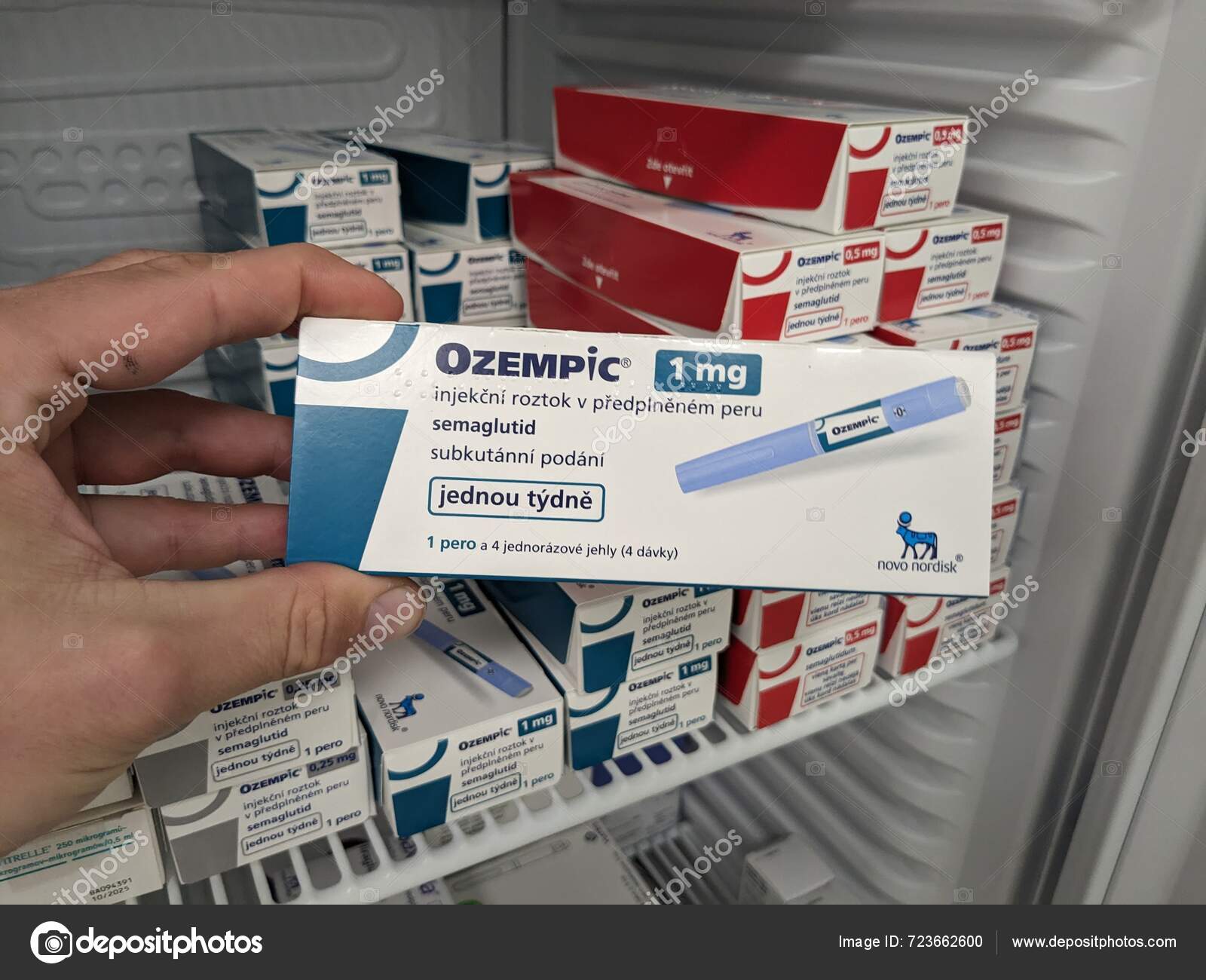 Prague Czech Republic June 2024 Ozempic Box Czech Version Ozempic — Stock Editorial Photo ...