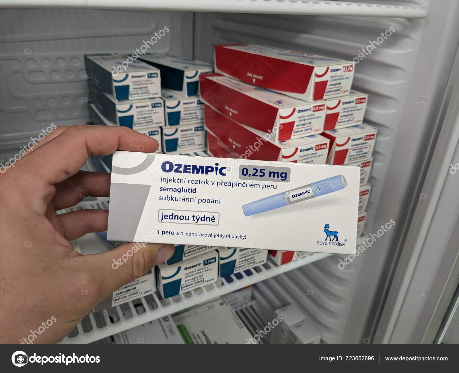 Prague Czech Republic June 2024 Ozempic Box Czech Version Ozempic — Stock Editorial Photo ...