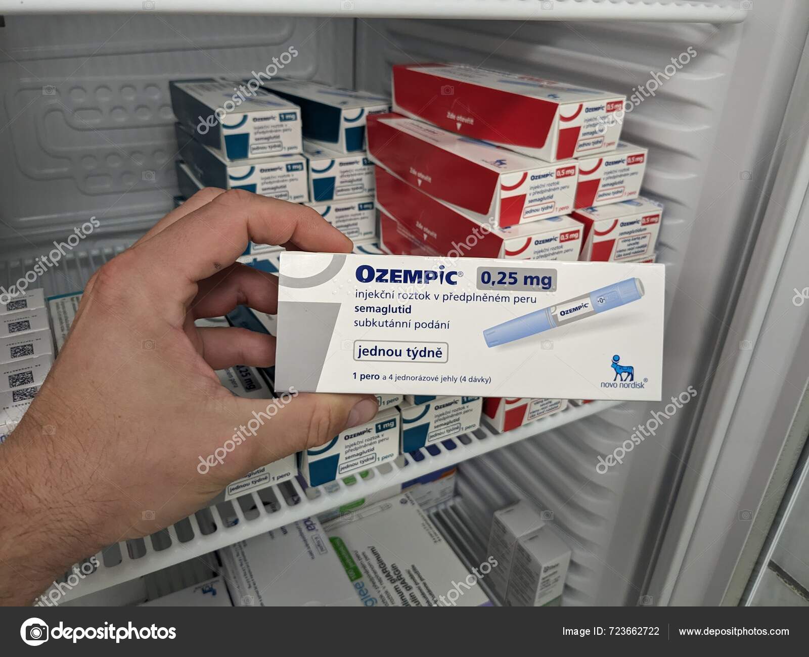 Prague Czech Republic June 2024 Ozempic Box Czech Version Ozempic — Stock Editorial Photo ...