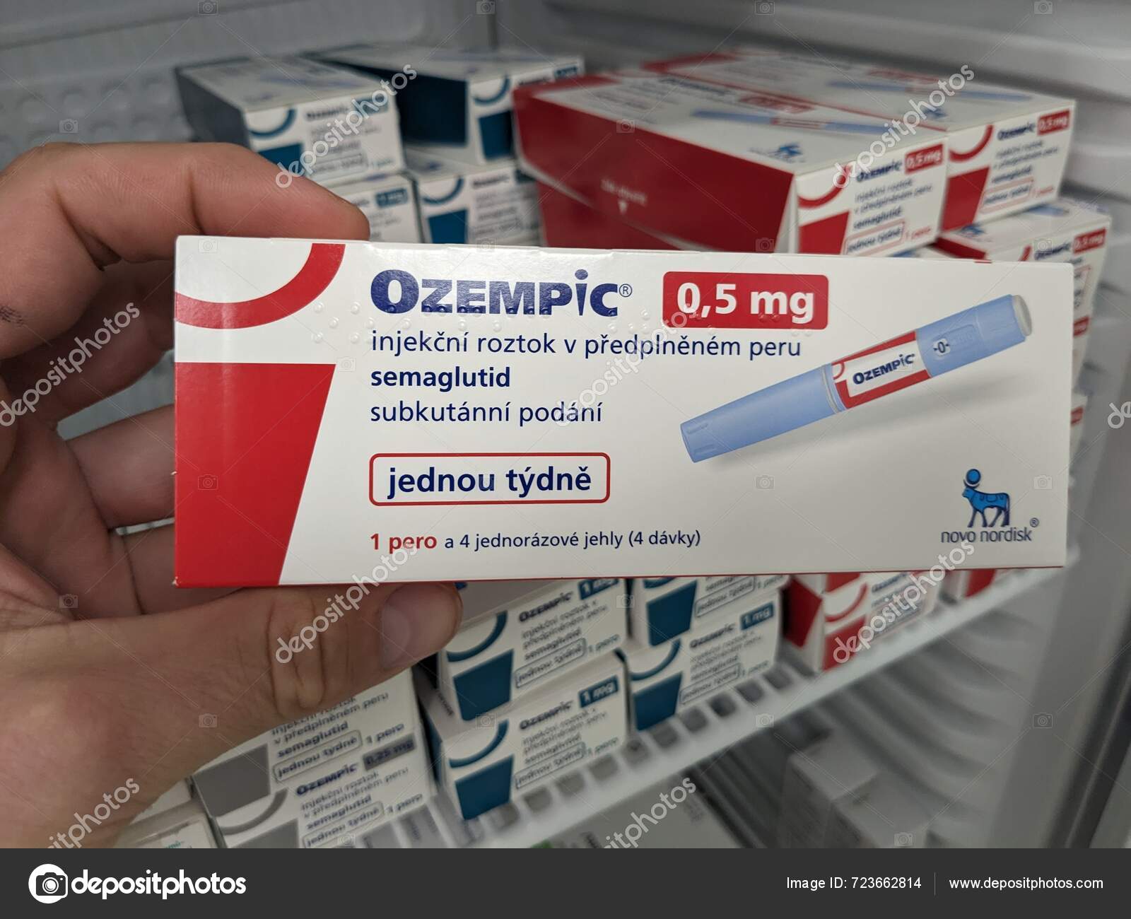 Prague Czech Republic June 2024 Ozempic Box Czech Version Ozempic — Stock Editorial Photo ...