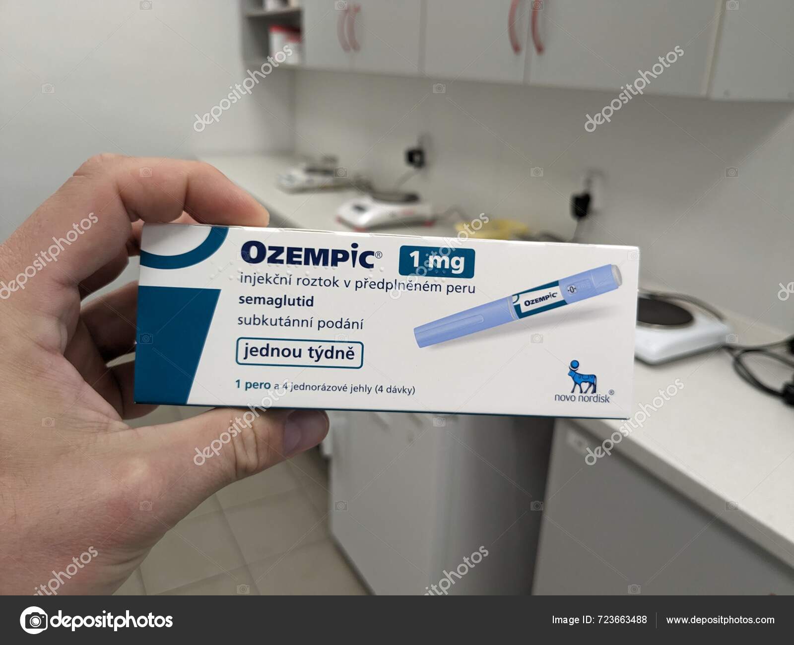 Prague Czech Republic June 2024 Ozempic Box Czech Version Ozempic — Stock Editorial Photo ...