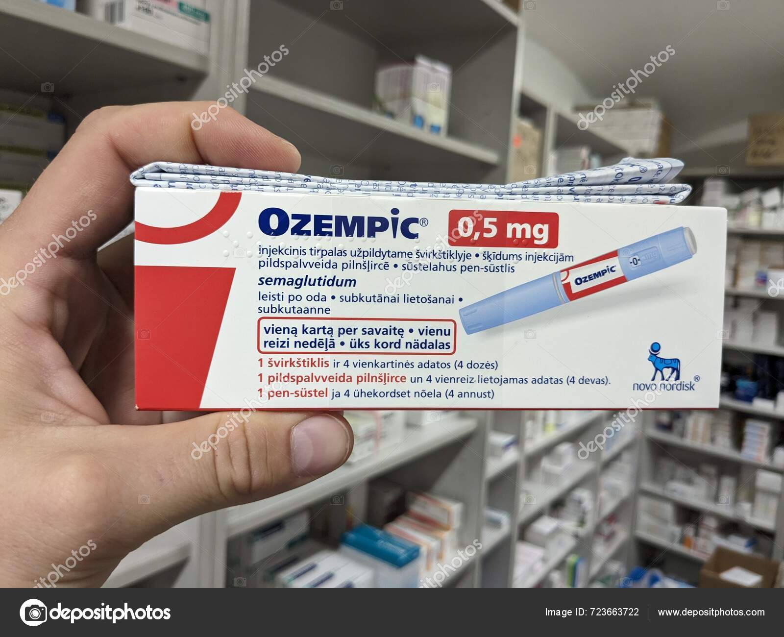 Prague Czech Republic June 2024 Ozempic Box Czech Version Ozempic — Stock Editorial Photo ...