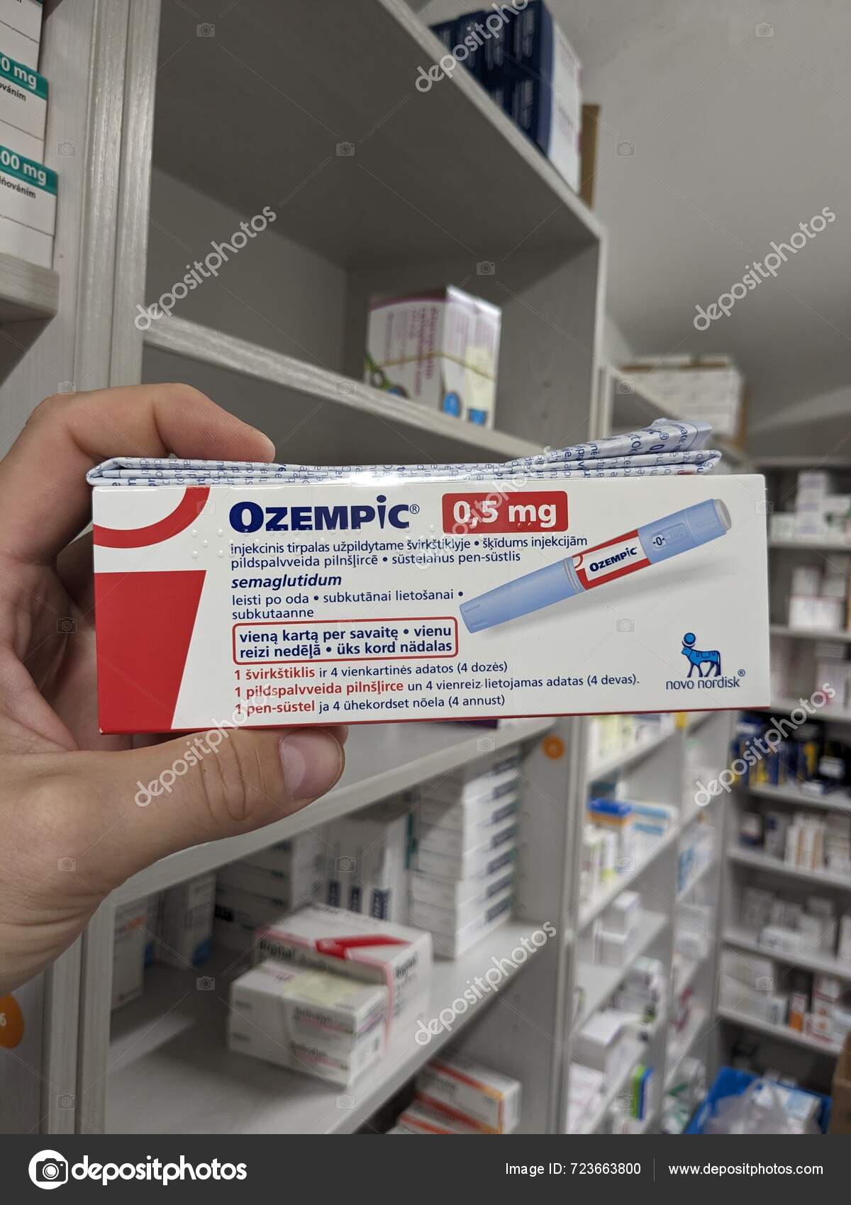 Prague Czech Republic June 2024 Ozempic Box Czech Version Ozempic — Stock Editorial Photo ...