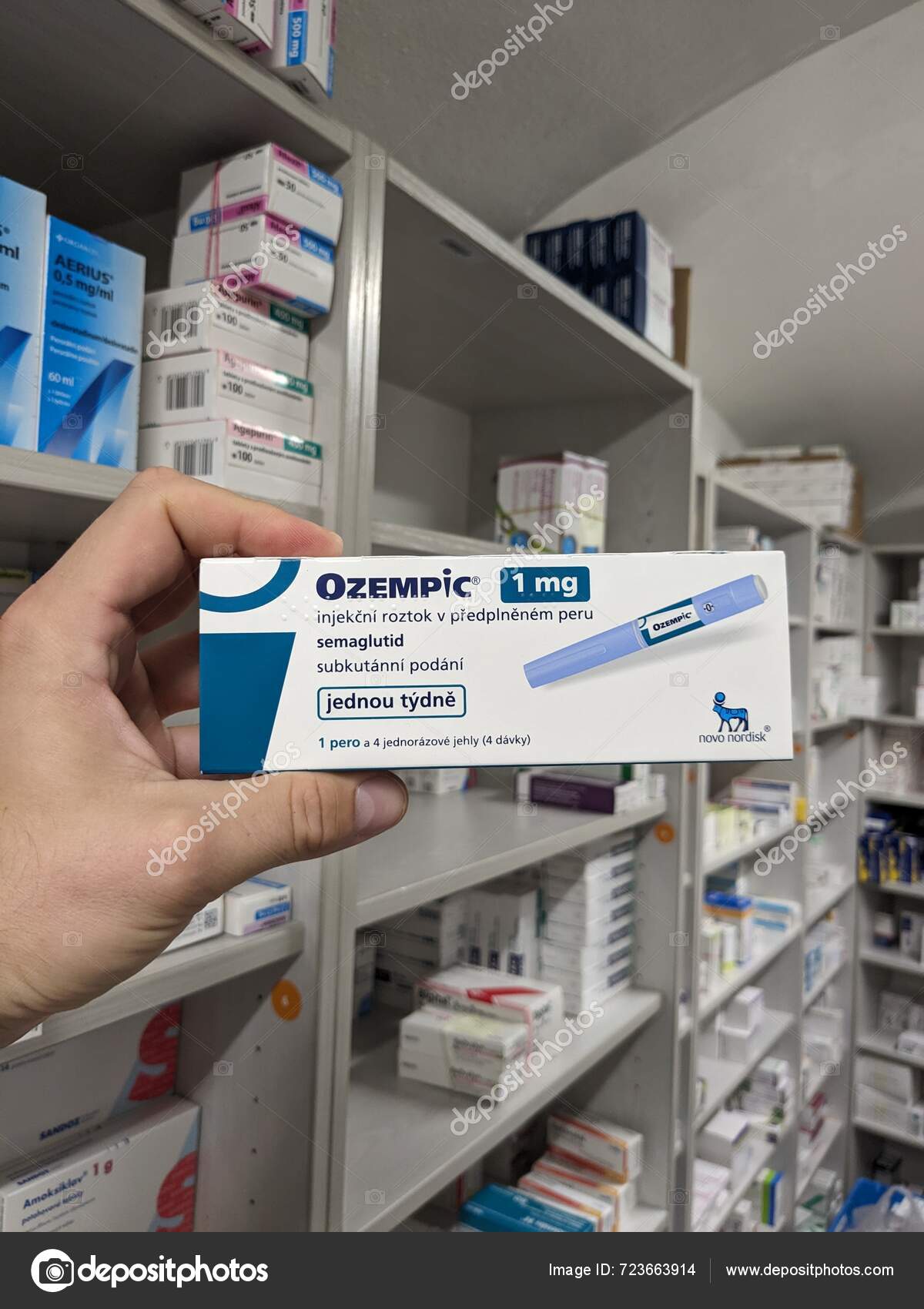 Prague Czech Republic June 2024 Ozempic Box Czech Version Ozempic — Stock Editorial Photo ...