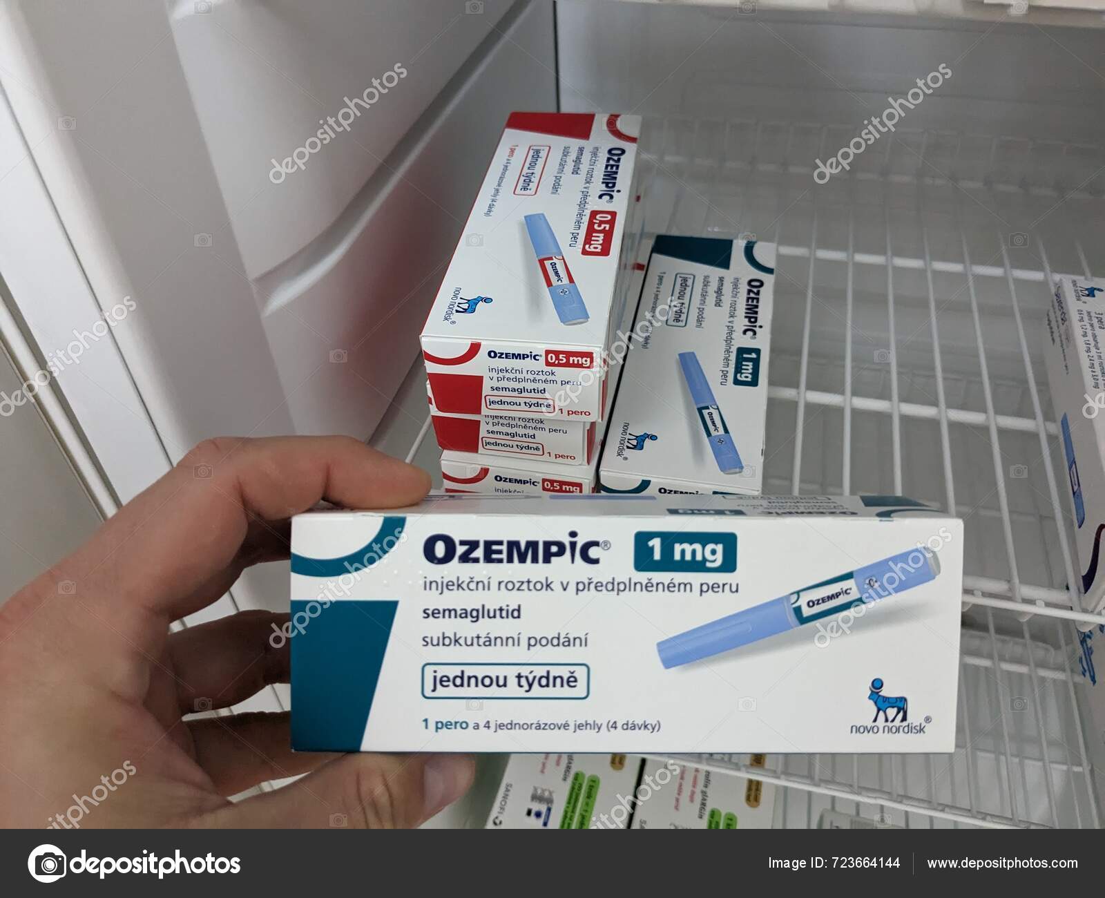 Prague Czech Republic June 2024 Ozempic Box Czech Version Ozempic ...