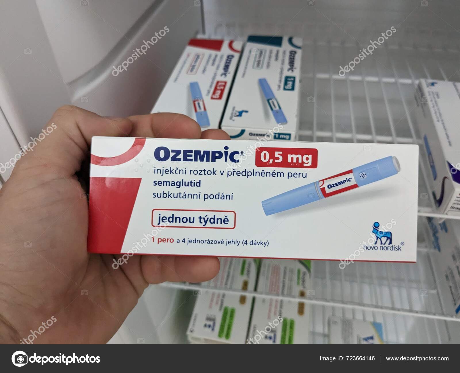Prague Czech Republic June 2024 Ozempic Box Czech Version Ozempic — Stock Editorial Photo ...