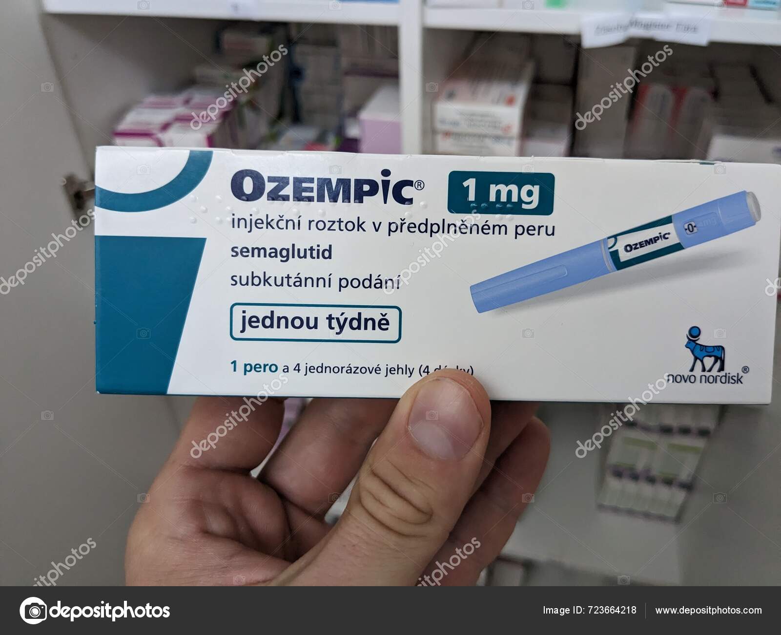 Prague Czech Republic June 2024 Ozempic Box Czech Version Ozempic — Stock Editorial Photo ...