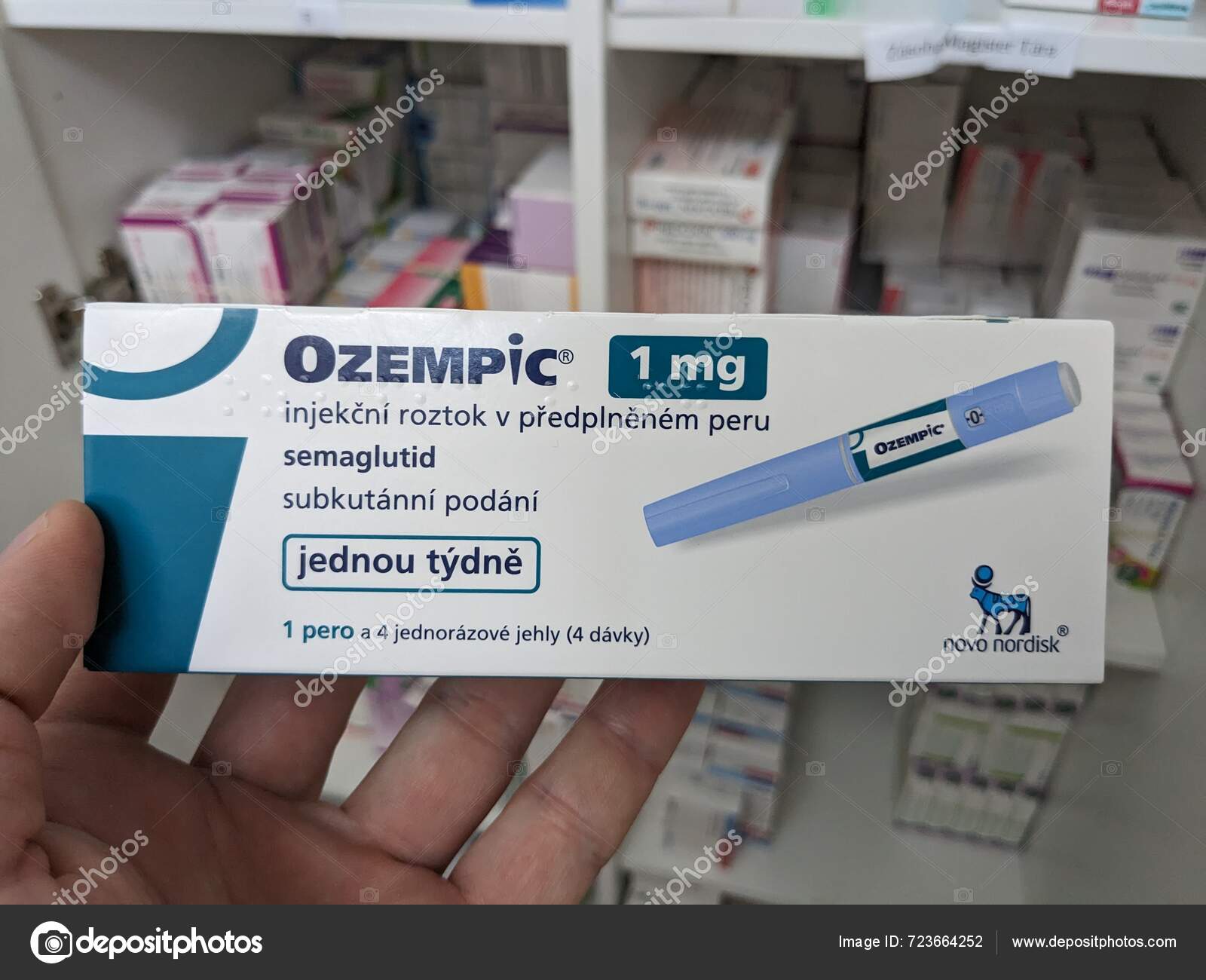 Prague Czech Republic June 2024 Ozempic Box Czech Version Ozempic — Stock Editorial Photo ...