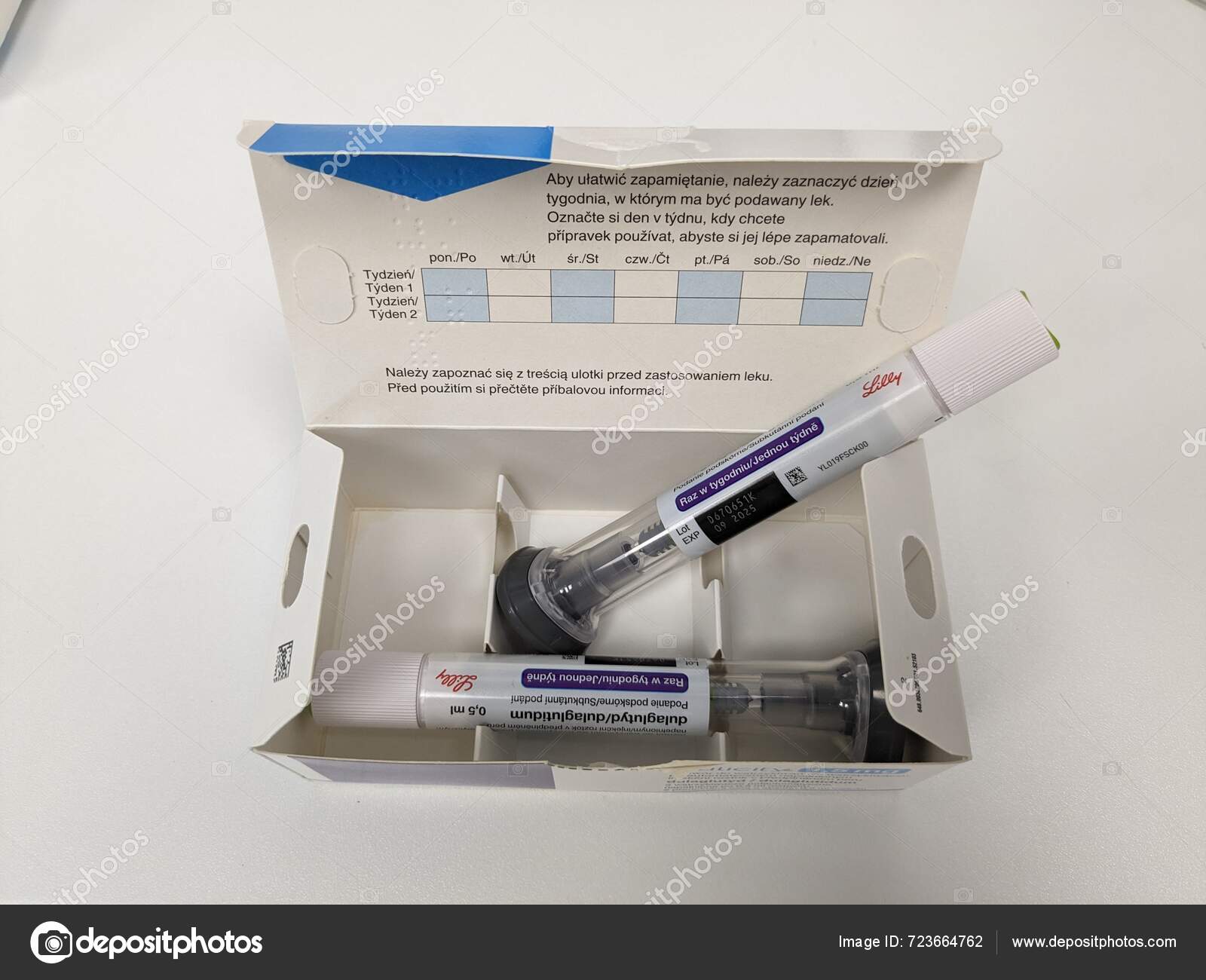 Prague Czech Republic June 2024 Box Trulicity Eli Lilly Insulin — Stock ...