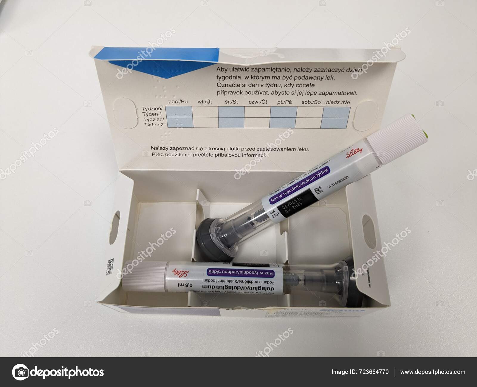 Prague Czech Republic June 2024 Box Trulicity Eli Lilly Insulin — Stock ...