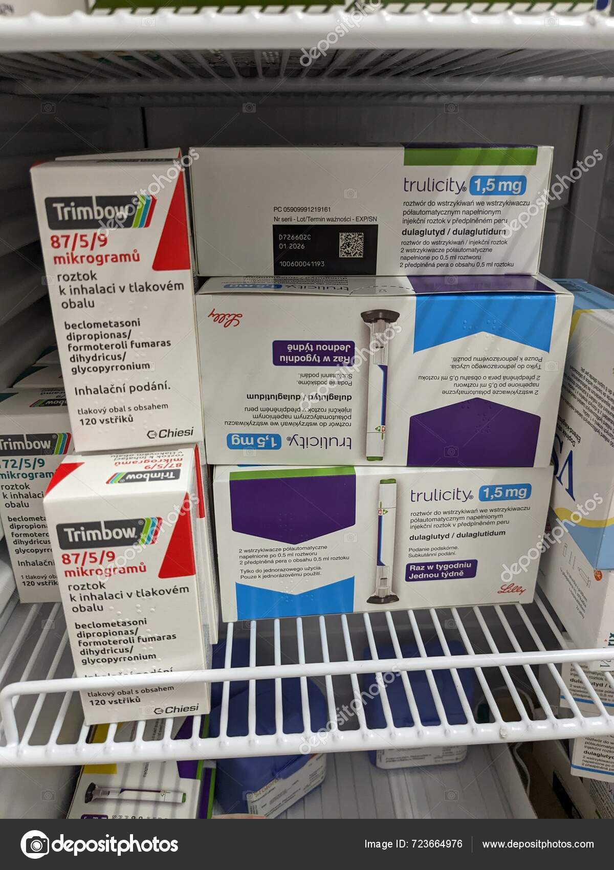 Prague Czech Republic June 2024 Box Trulicity Eli Lilly Insulin — Stock ...