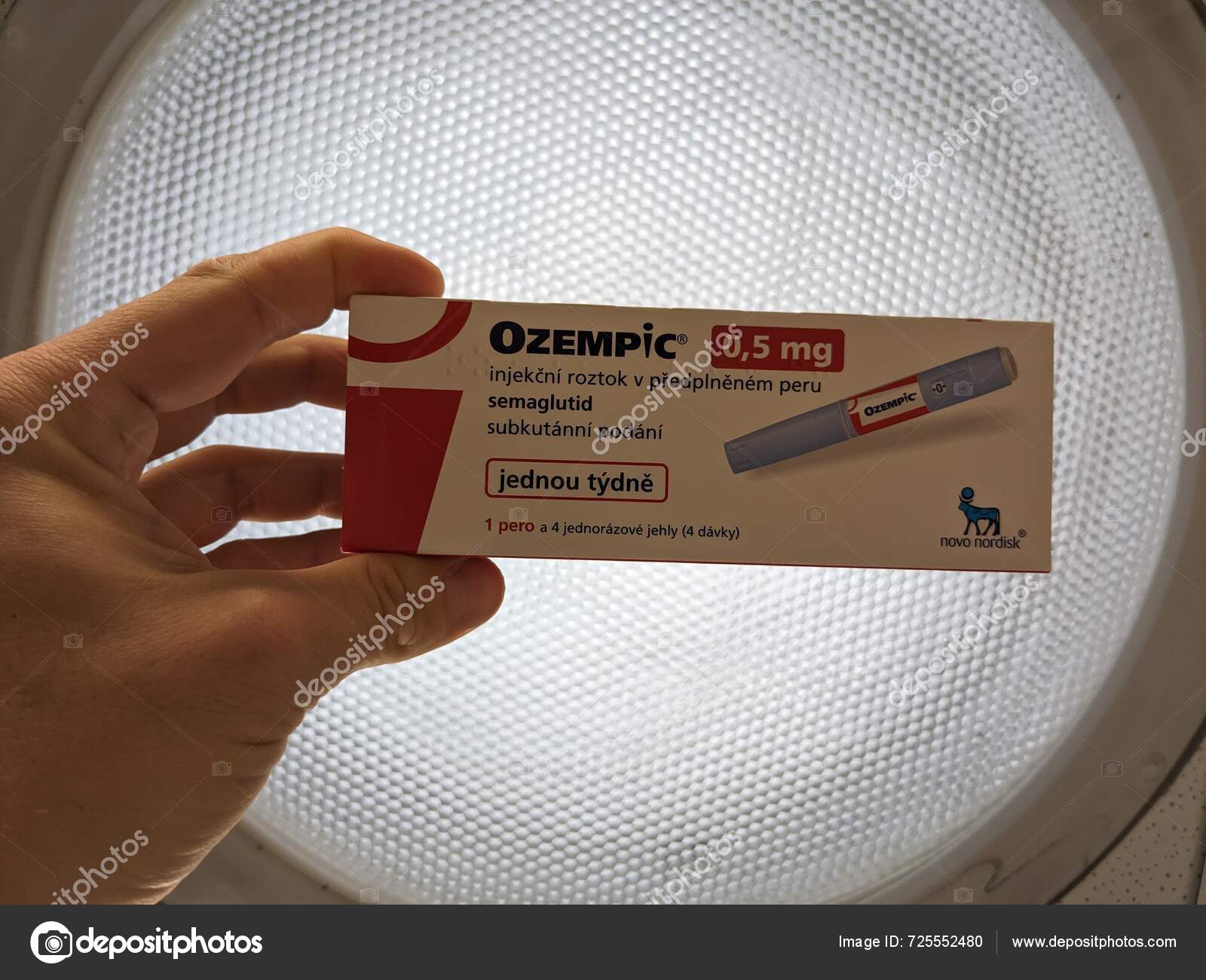 Prague Czech Republic January 2024 Ozempic Box Box Ozempic Medication — Stock Editorial Photo ...
