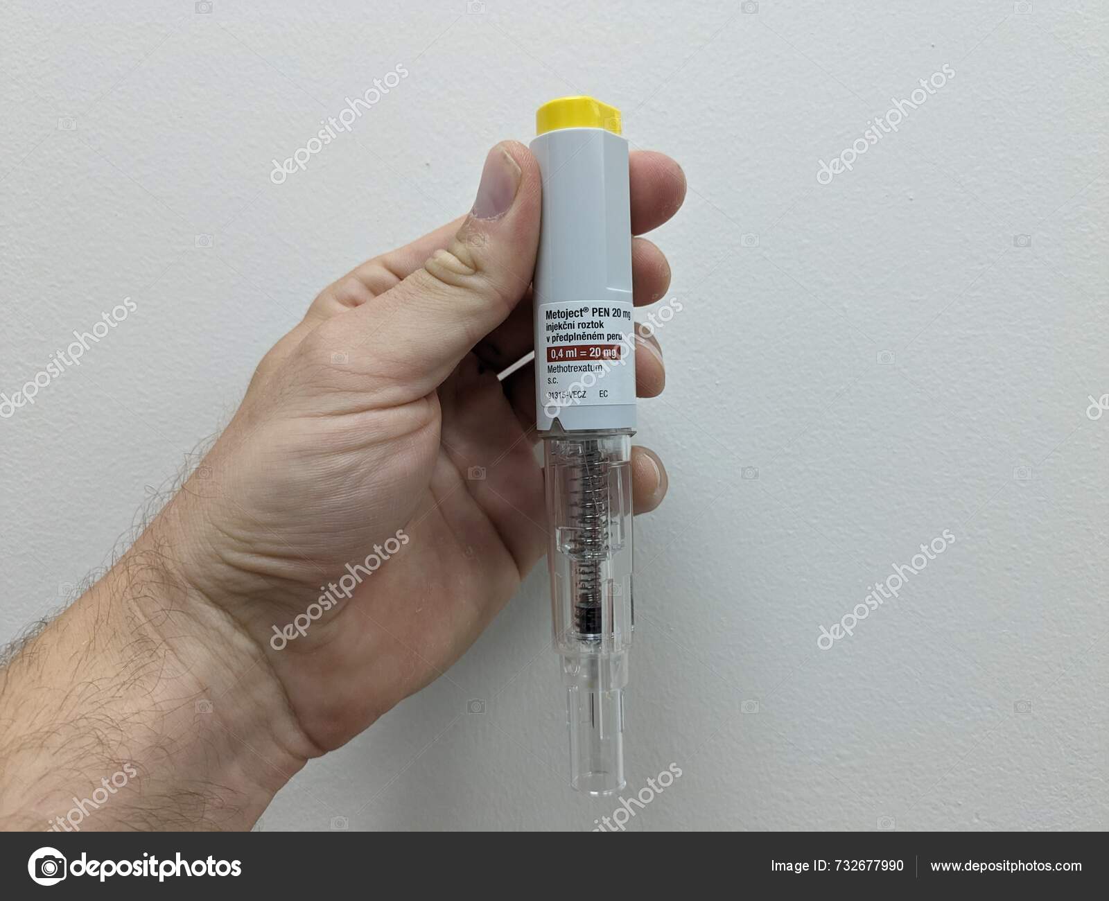 Prague Czech Republic July 2024 Metoject Pen Box Medication ...