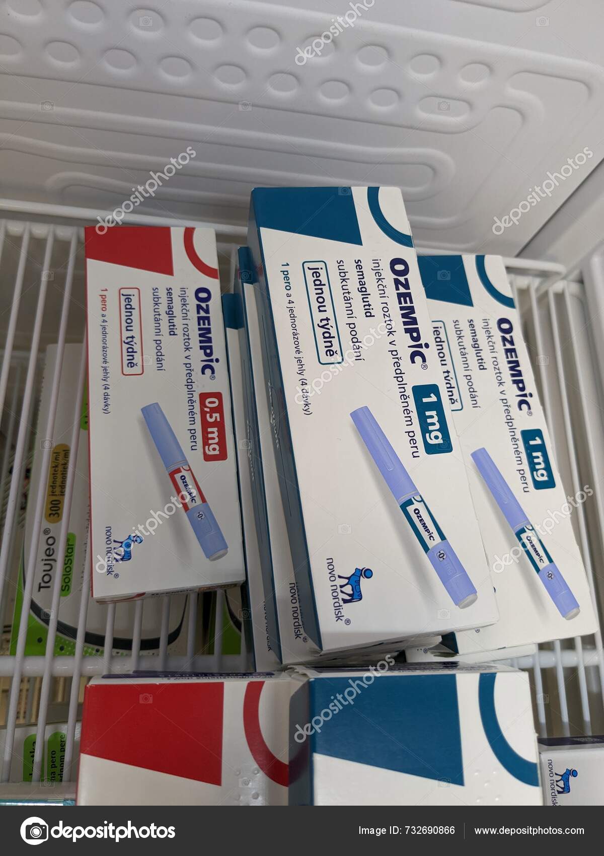 Brno Czech Republic June 2024 Ozempic Box Czech Version Ozempic — Stock ...