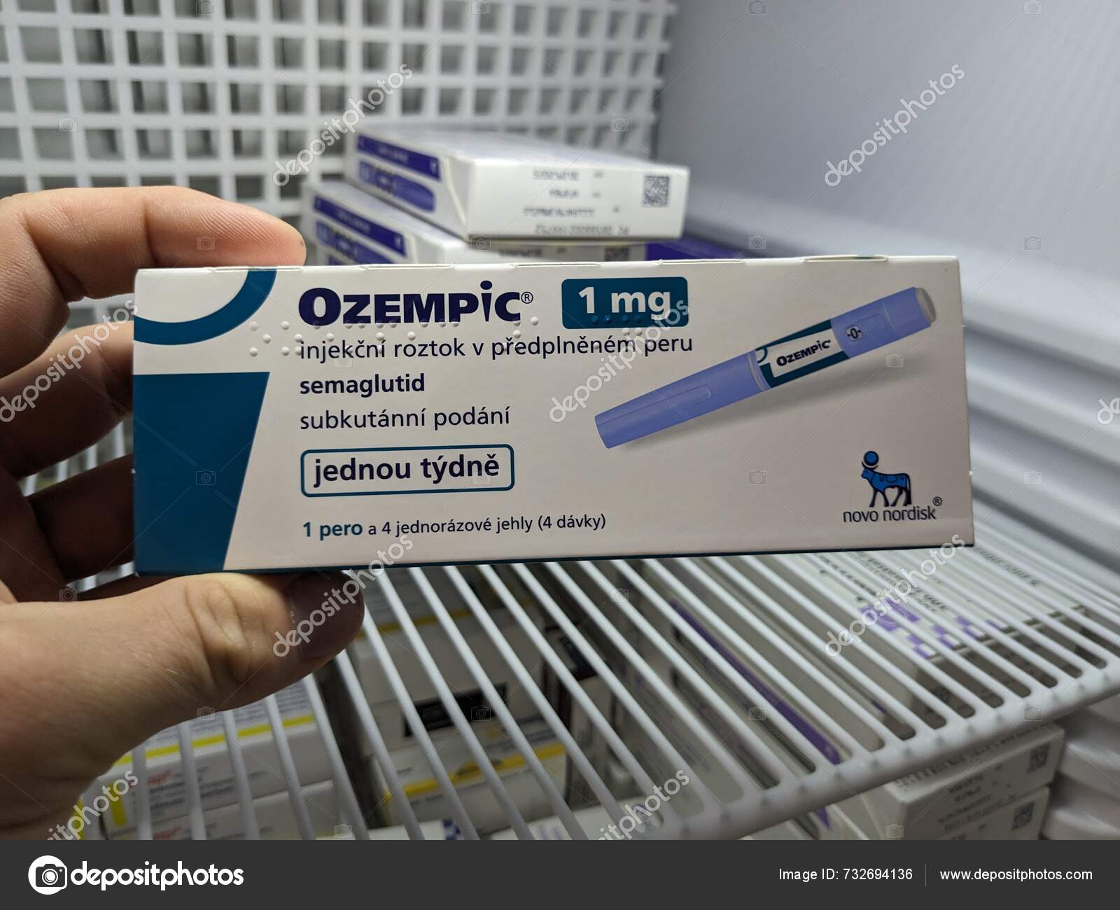 Prague Czech Republic June 2024 Ozempic Box Czech Version Ozempic — Stock Editorial Photo ...