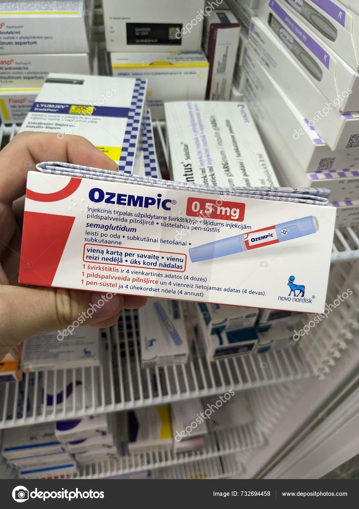 Prague Czech Republic June 2024 Ozempic Box Czech Version Ozempic — Stock Editorial Photo ...