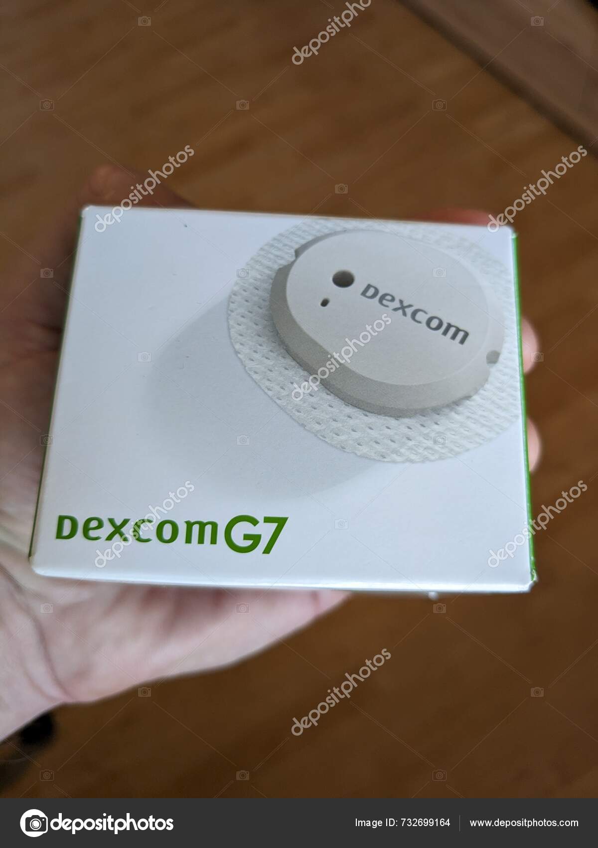 Prag Tschechien Juli 2024 Dexcom Sensor Sensor Zur Kontinuierlichen ...