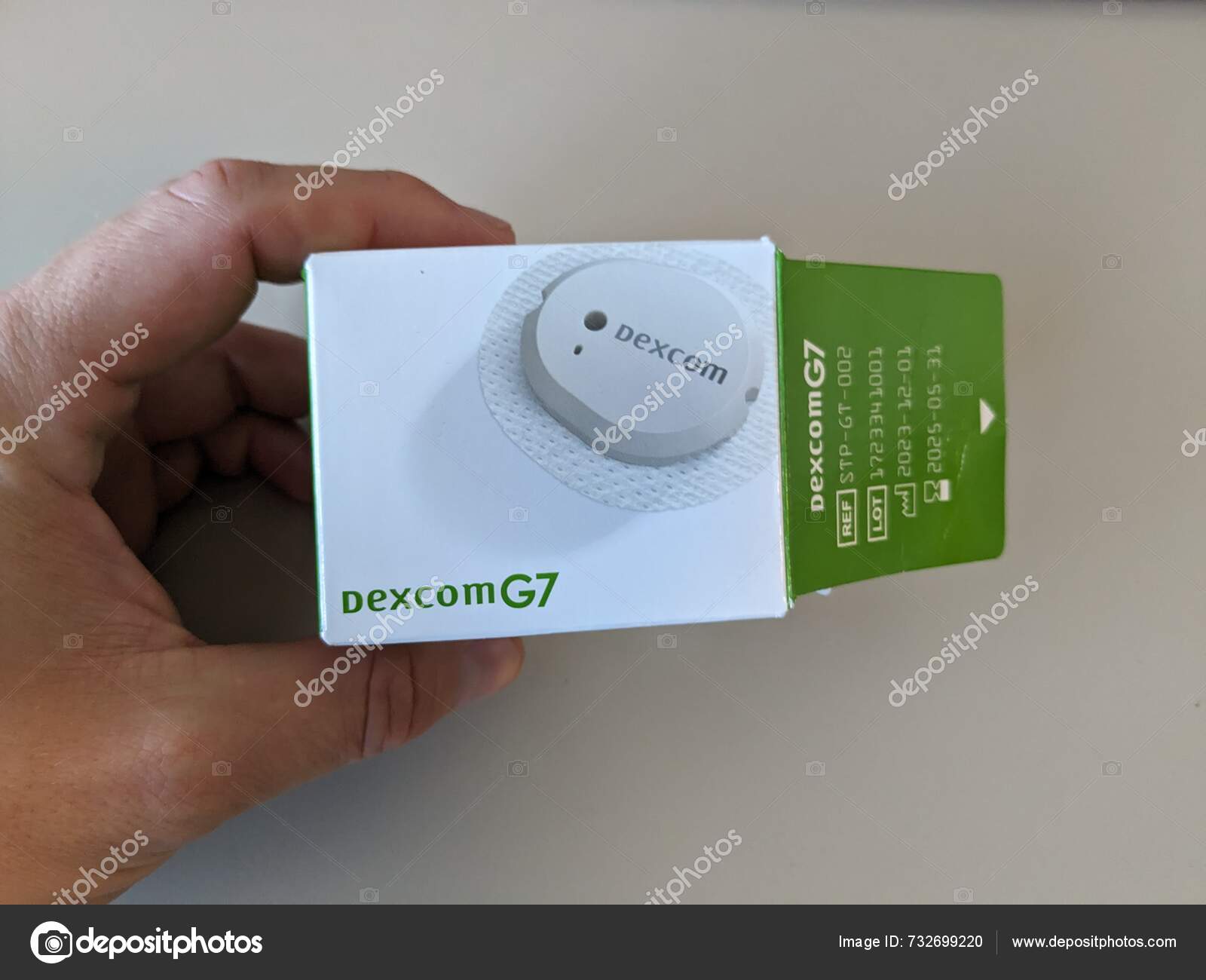 Prague Czech Republic July 2024 Dexcom Sensor Sensor Continuous Glucose ...