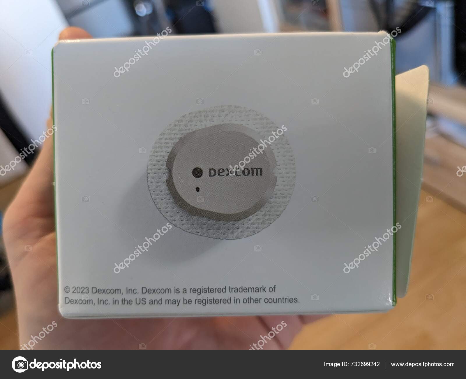 Prague Czech Republic July 2024 Dexcom Sensor Sensor Continuous Glucose ...
