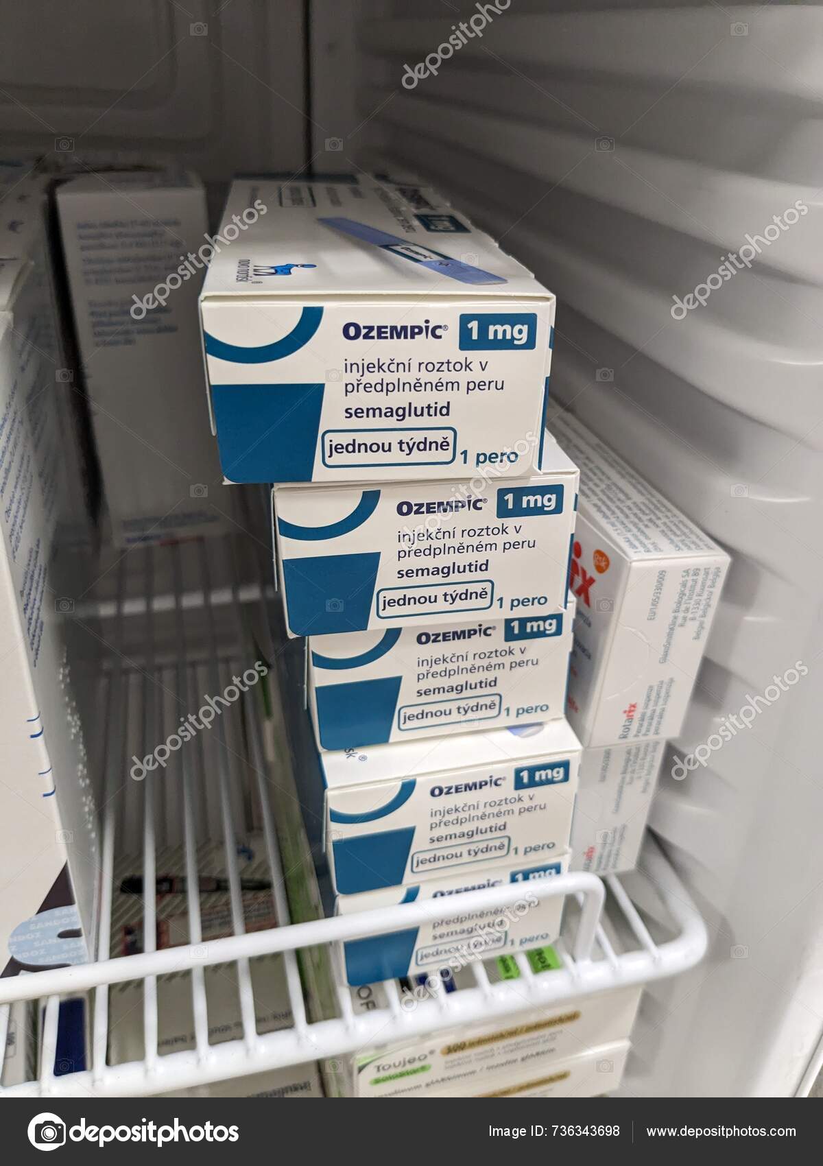 Prague Czech Republic August 2024 Ozempic Box Czech Version Ozempic — Stock Editorial Photo ...