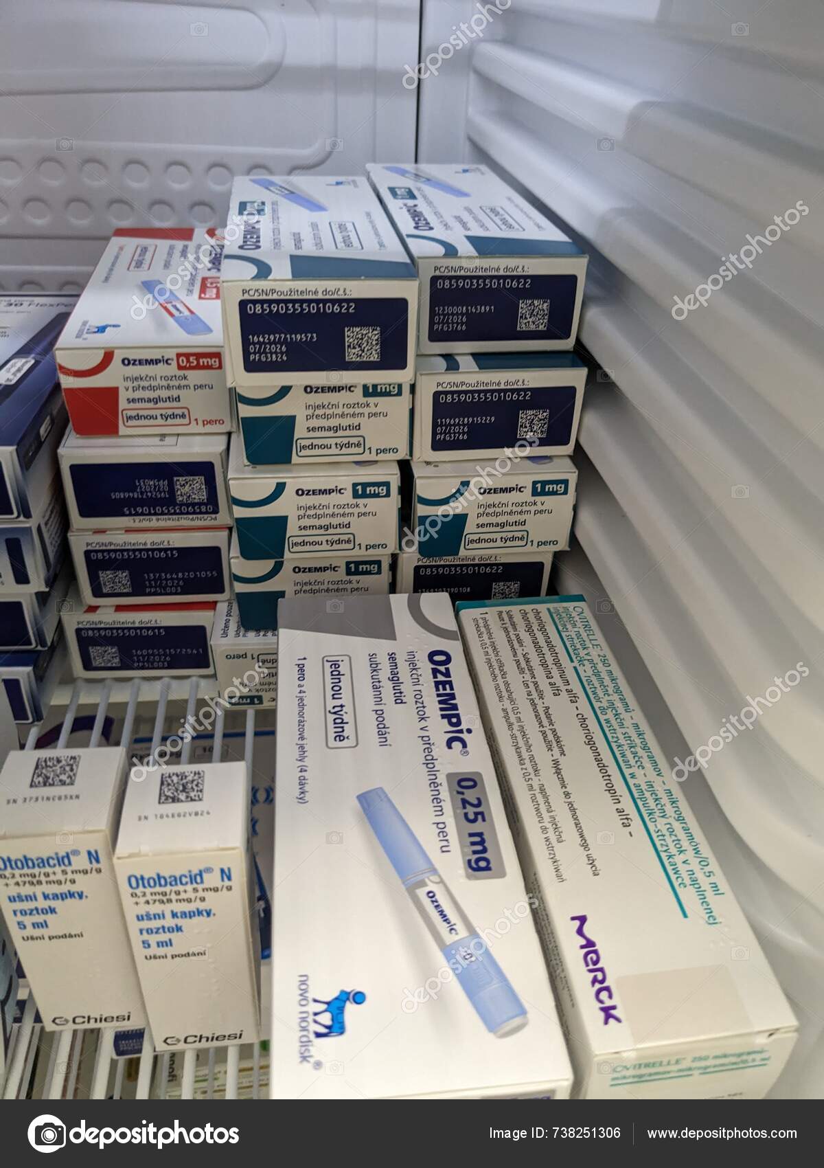 Prague Czech Republic August 2024 Ozempic Box Medication Semaglutide Active — Stock Editorial ...