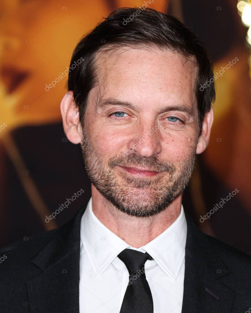 El actor estadounidense Tobey Maguire llega al estreno mundial de ...