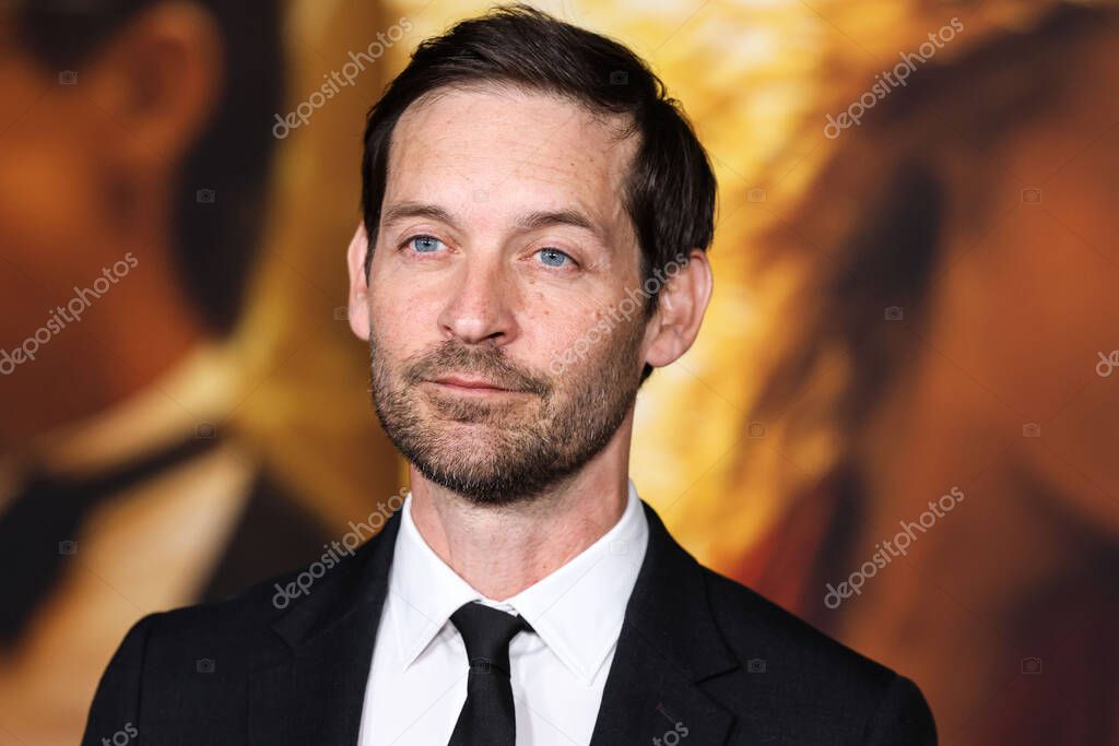 El actor estadounidense Tobey Maguire llega al estreno mundial de ...