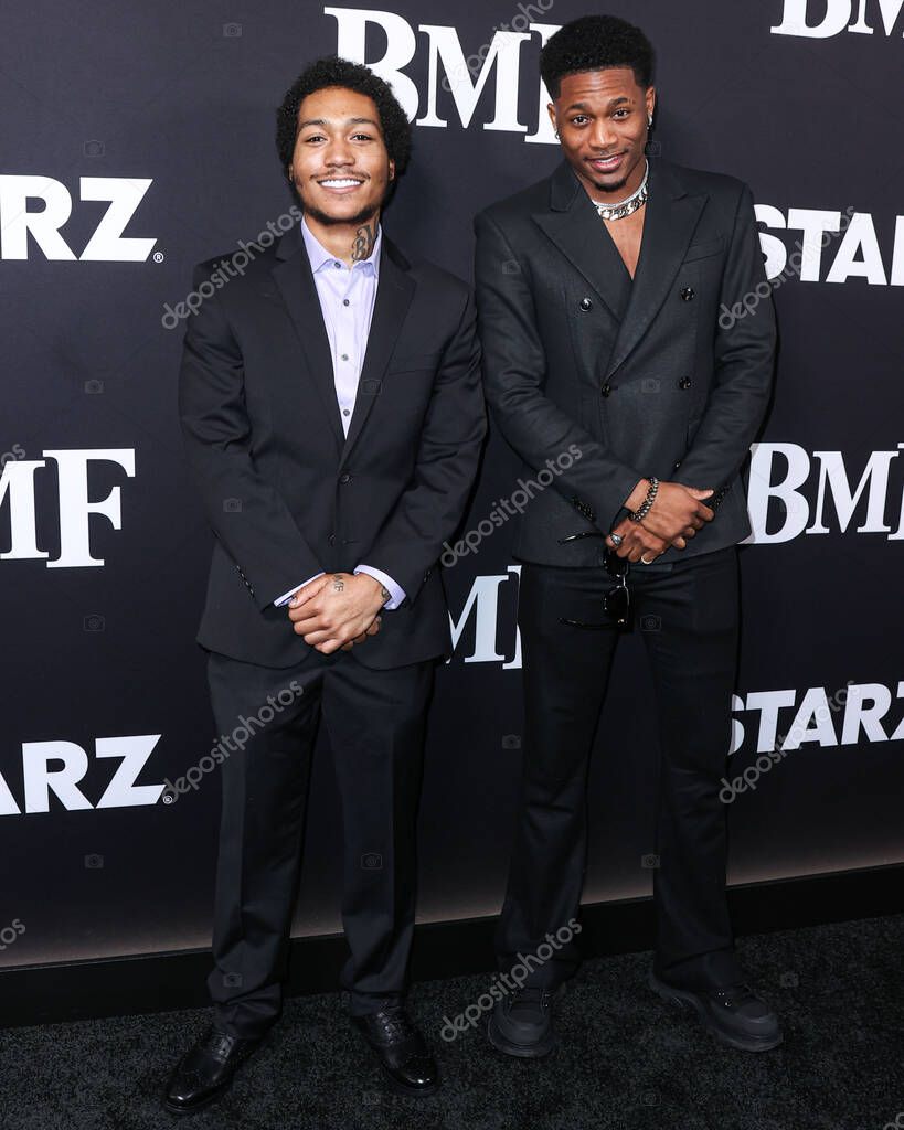 Demetrius Flenory Jr. and Da'Vinchi arrive at the Los Angeles Premiere ...