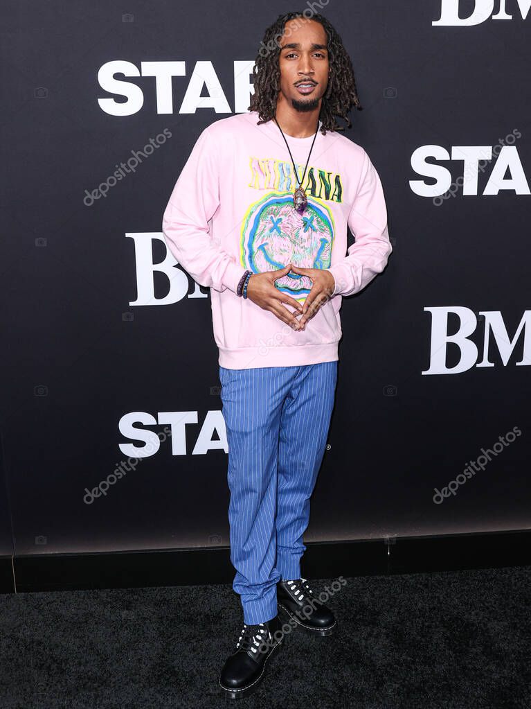 Kimani Tosh arrives at the Los Angeles Premiere Of STARZ' 'BMF' (Black ...