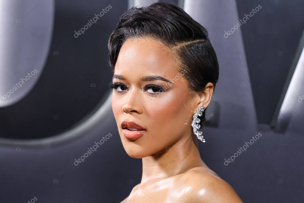 American actress, model and singer Serayah McNeill arrives at the Los ...