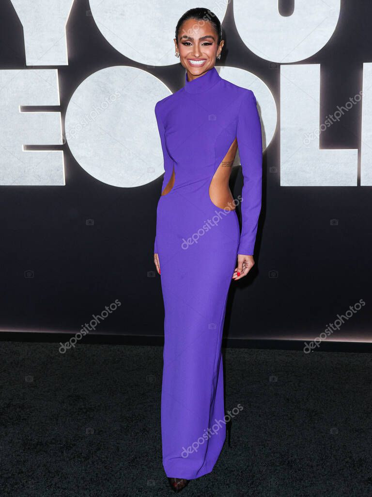 American actress, singer, model and life coach Nazanin Mandi arrives at ...