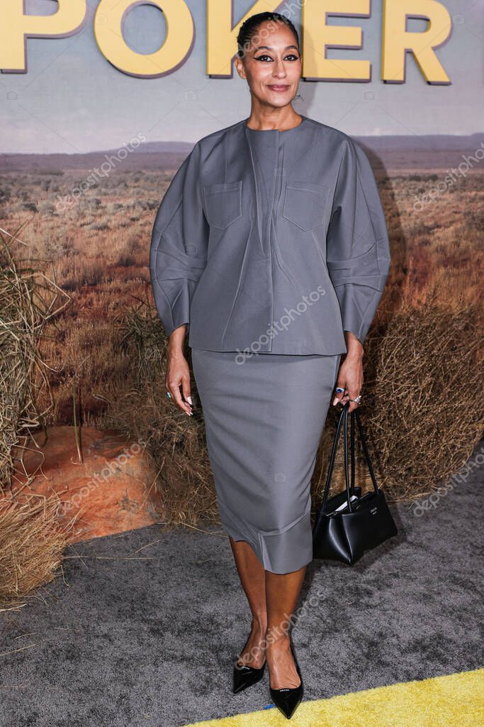 American actress Tracee Ellis Ross arrives at the Los Angeles Premiere ...