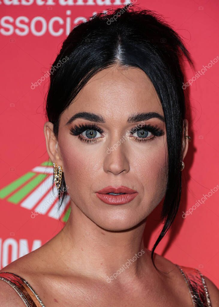 American singer-songwriter Katy Perry arrives at the GDay USA Arts Gala ...