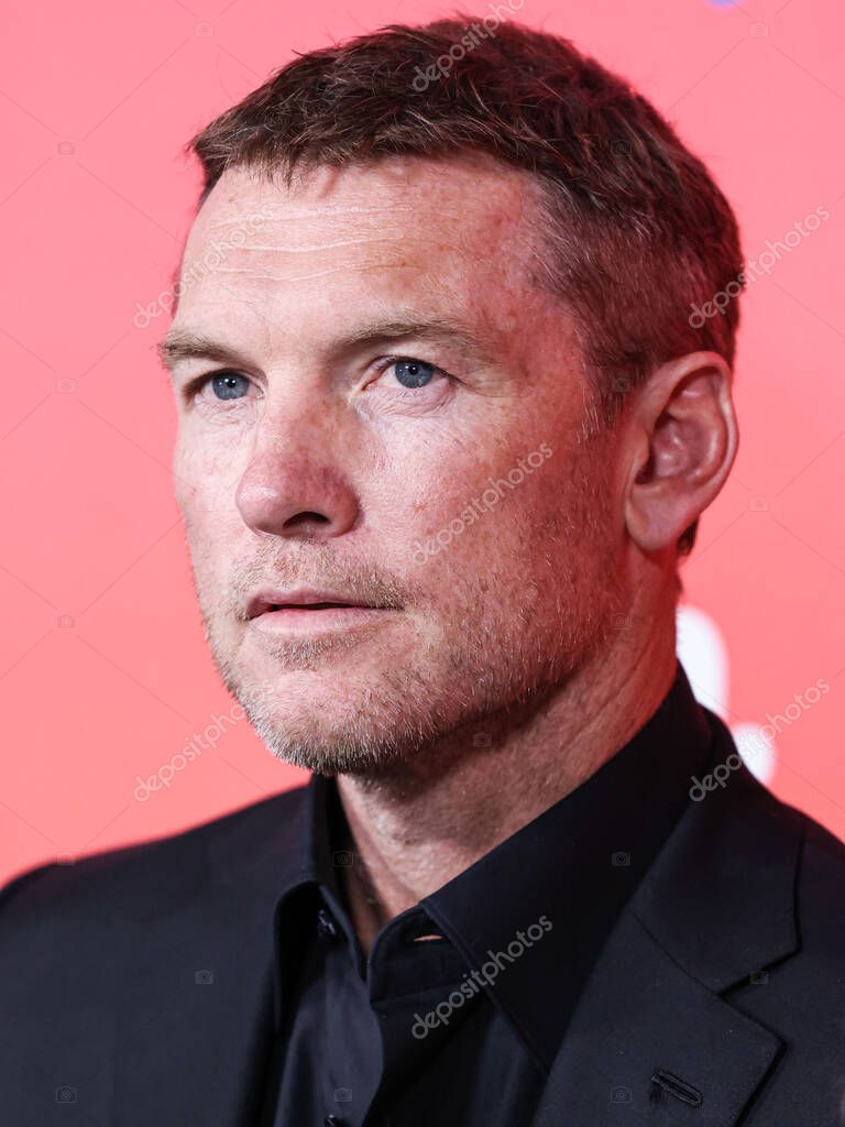 Australian actor Sam Worthington arrives at the G'Day USA Arts Gala ...