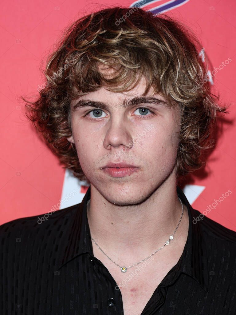 The Kid LAROI, Charlton Kenneth Jeffrey Howard, arrives at the GDay USA ...