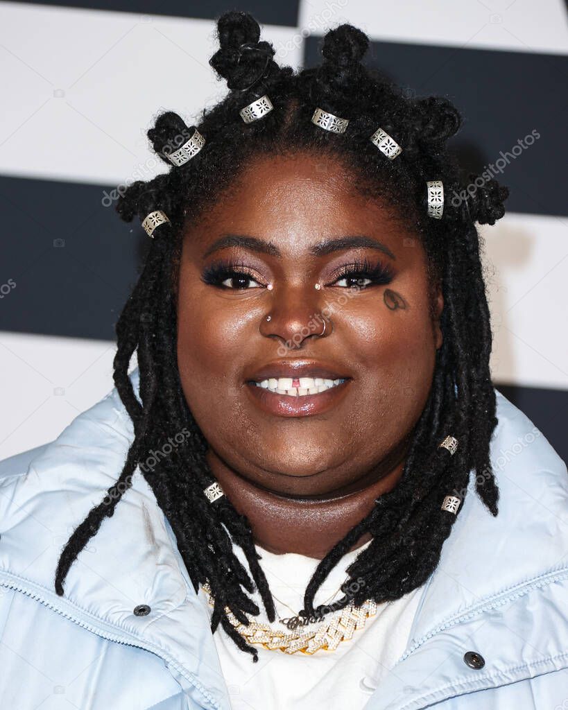 Chika arrives at the Warner Music Group Pre-Grammy Party 2023 held at ...