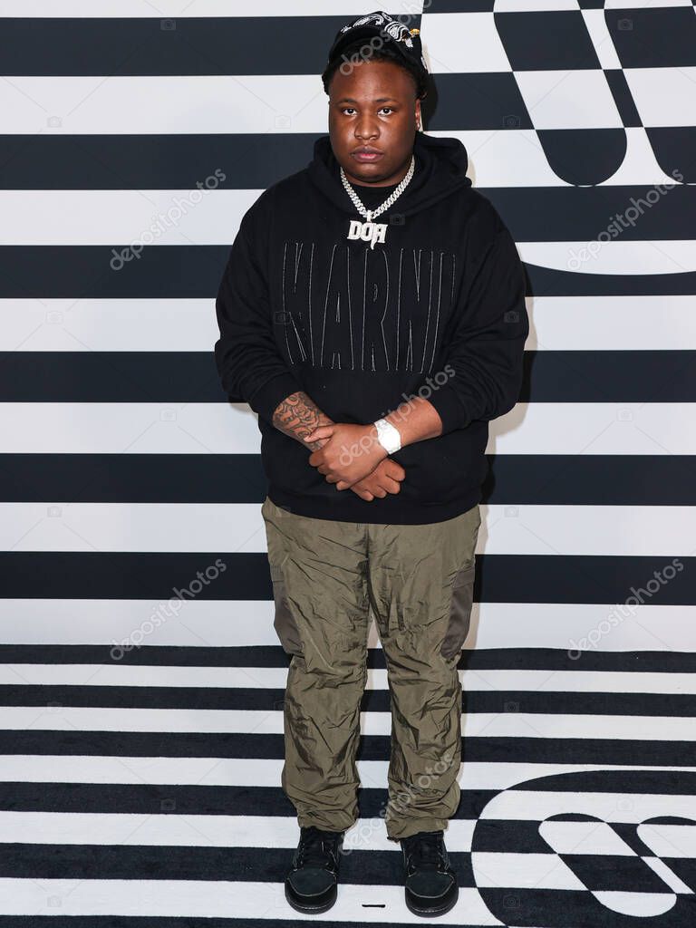 Tay Keith llega a la Warner Music Group Pre-Grammy Party 2023 celebrada ...