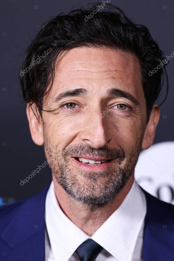 American actor Adrien Brody arrives at the Universal Music Group 2023 ...